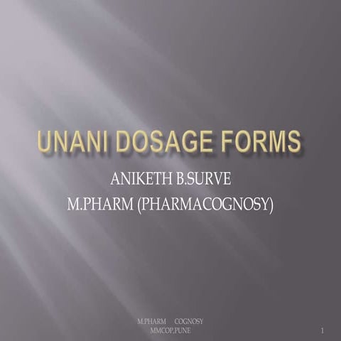 unani-Dosage forms .pptx
