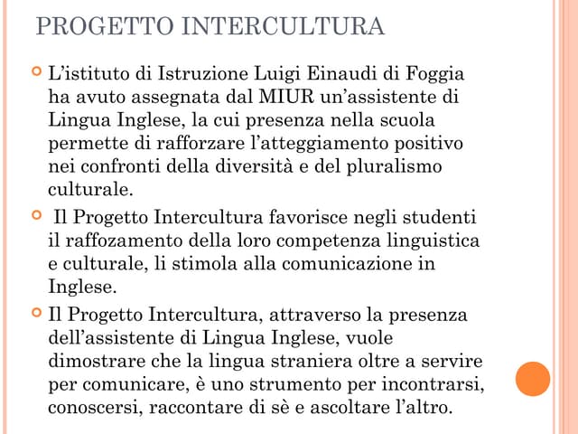 Progetto Inglese "Give Me Five" | PPT