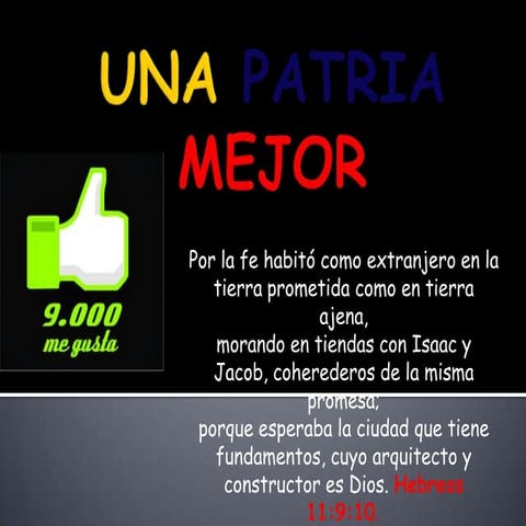 Una patria mejor | PPTX