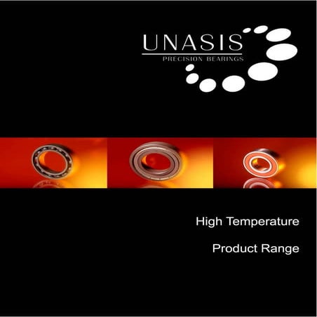 Unasis high temperature bearings | PDF
