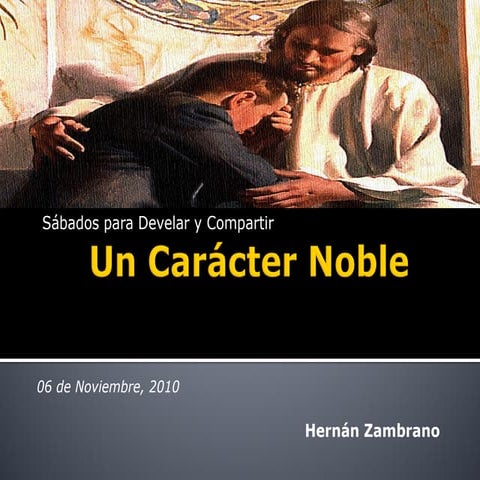 Un carácter noble | PDF