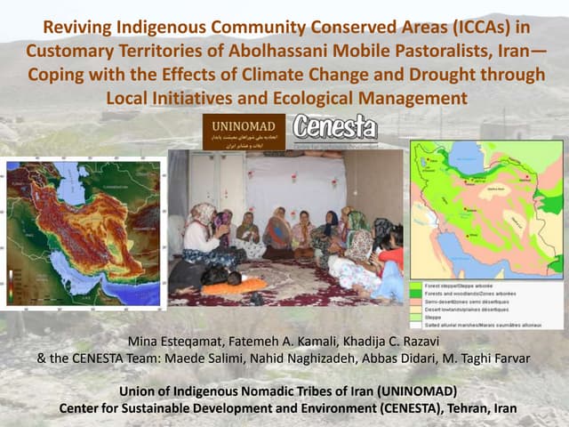 Mina Esteghamat Reviving Indigenous Community Conserved Areas Iccas