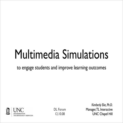 Multimedia Simulations | PDF
