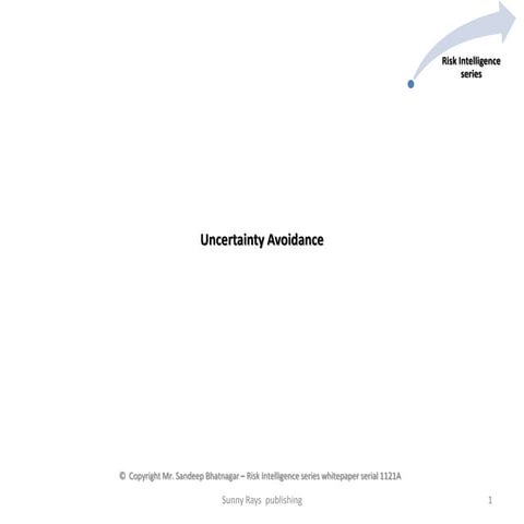 Uncertainty avoidance | PPTX
