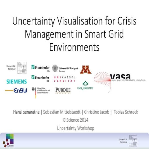 Uncertainty visualisation for crisis management in smart grid ...
