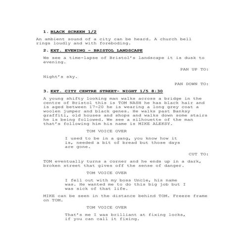 Uncle Bert Script Proper Version | PDF