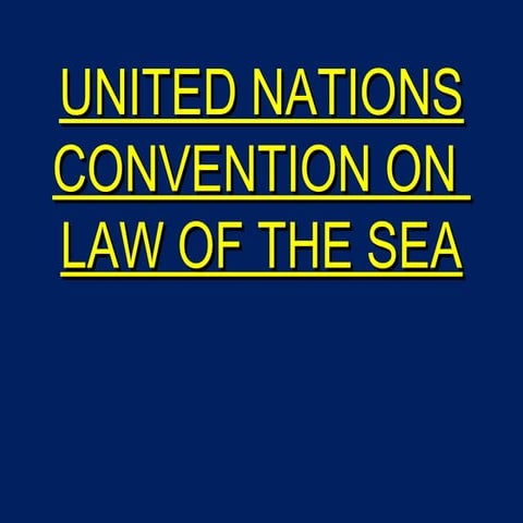 UNCLOS III | PPT