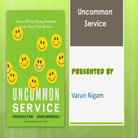 Uncommon Service | PPTX