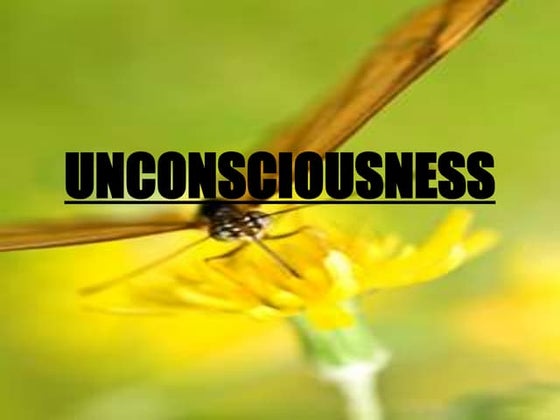 Unconsciousness | PPT