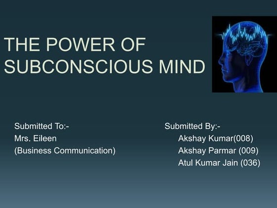 Hack your mind | PPT