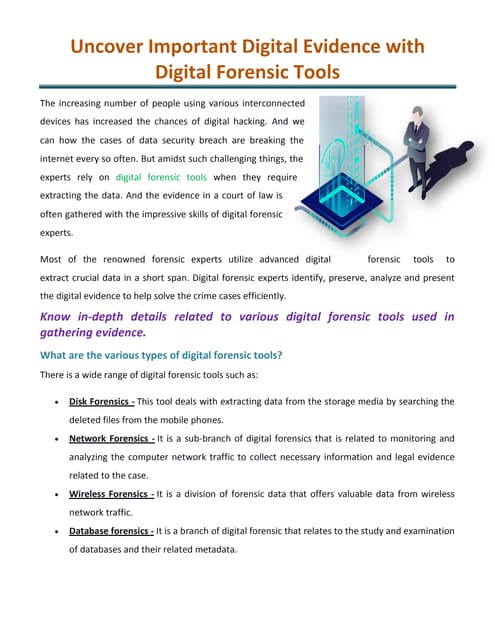 Mobile forensics | PPT