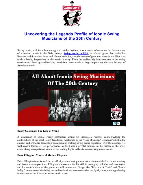 Iconic Swing Music Legends Who Shaped the Genre in the USA.pdf