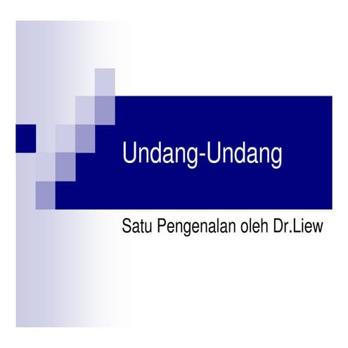 Undang undang | PPT
