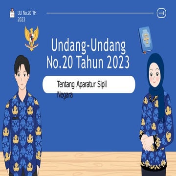 Undang-Undang No.20 Tahun 2023 yang pptx | PPTX