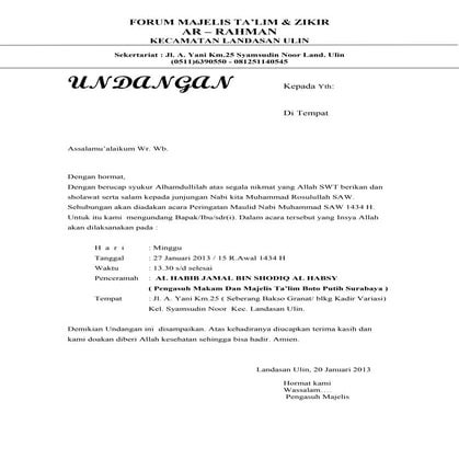 Undangan | DOC