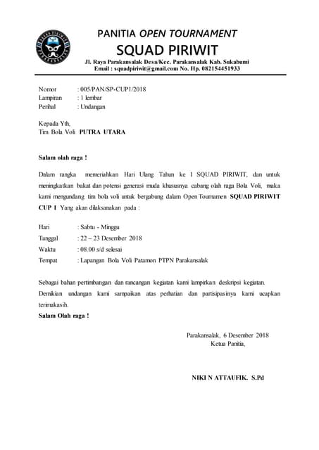 182488679 formulir-pendaftaran-voli-docx | DOCX