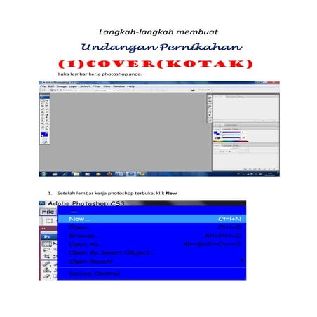 Tutorial membuat cop surat | PDF
