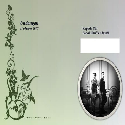 Undangan pernikahan ppt | PPTX