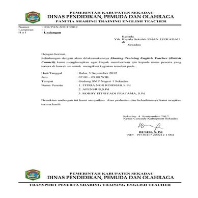 Undangan sharing | DOC