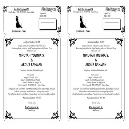 Contoh Undangan Walimatul Ursy terbaru.pdf