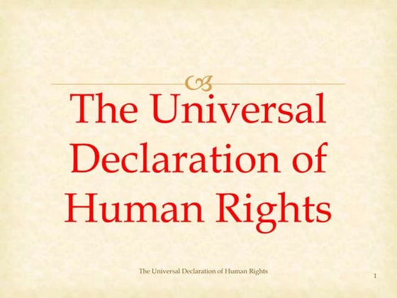Humans Rights | PPT