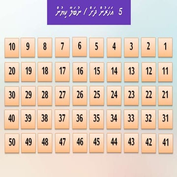 Under 5 nubalaa kiyun | PPT