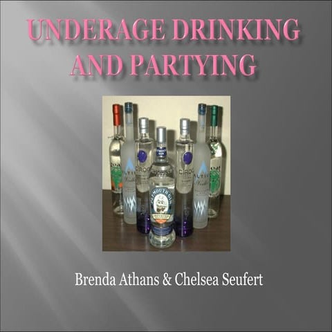 Teenage drinking | PPTX