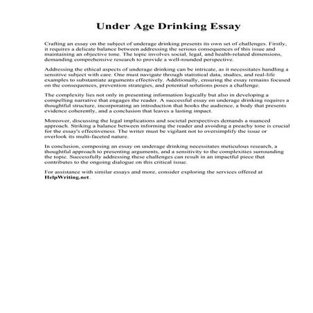 Drinking Age Argumentative Essay.pdf
