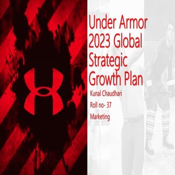 Under armor 2023 | PPTX