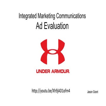 Under Armour Marketing Evaluation: Breaking into Asia | PPTX