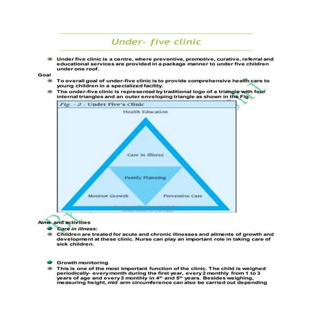 Under five clinic | PPTX