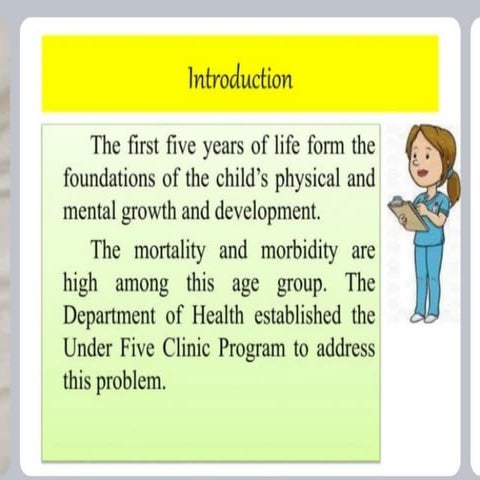 under five year children the first five year | PPT