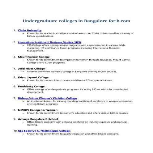 Undergraduate colleges in Bangalore for b.docx 1.pdf