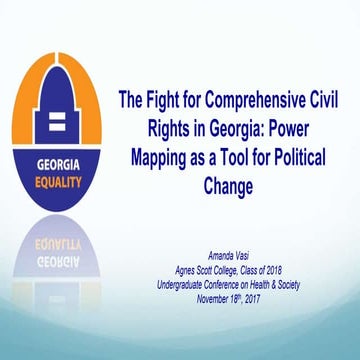 The Fight for Comprehensive Civil Rights in Georgia: Power Mapping as a ...