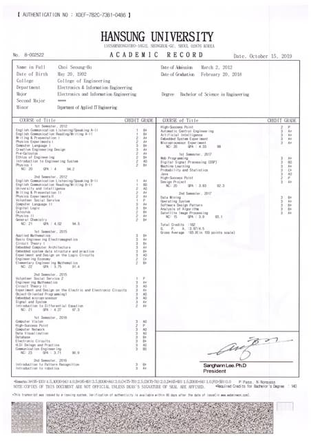 Master degree certificate | PDF
