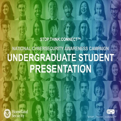 Undergraduate Student Presentation STOP.THINK.CONNECT™ NATIONAL ...