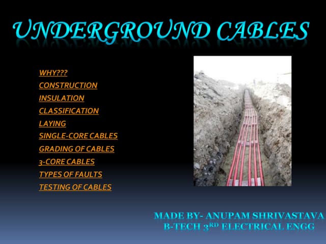 Cable Sizing Calculations | PPTX