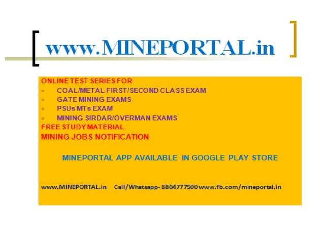 Stoping and methods of Stoping. | PPTX