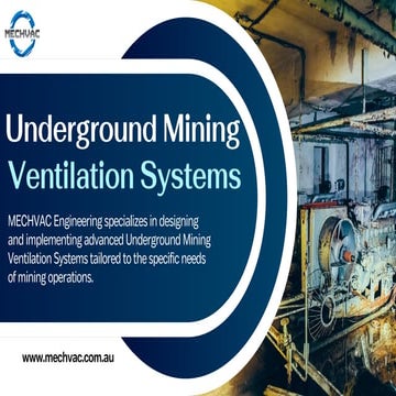 Underground Mining Ventilation Systems | PDF