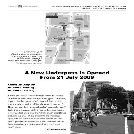How To Encourage Pedestrians To Use A New Underpass? | PDF