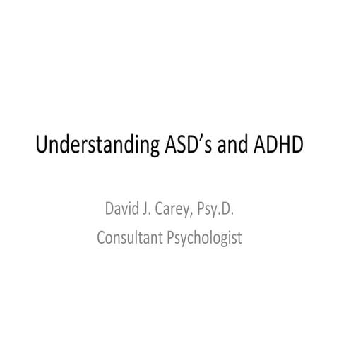 Understanding AsD's And Adhd | PPS | Parenting Babies and Toddlers ...