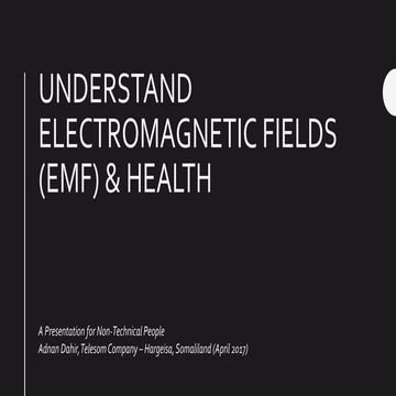 Understand EMF & Health for Nontechnical | PPT