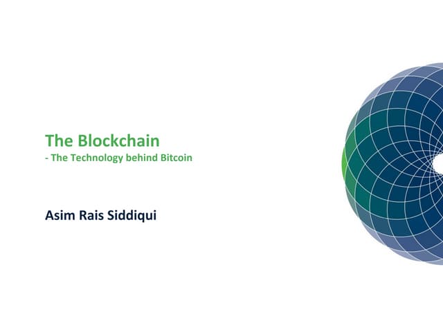 Understanding Blockchain Technology Ppt