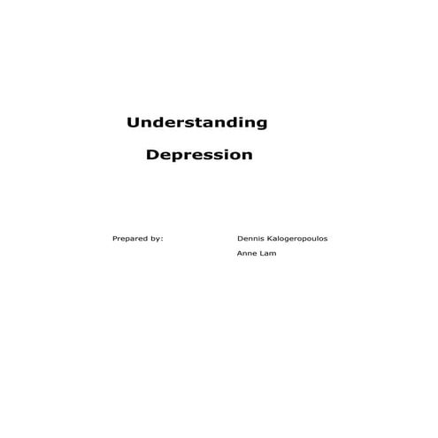 depression , definition,causes,sign , treatment | PDF