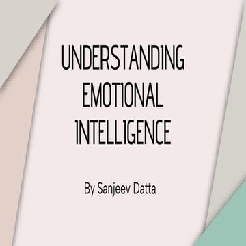 Understanding Emotional Intelligence | PPTX