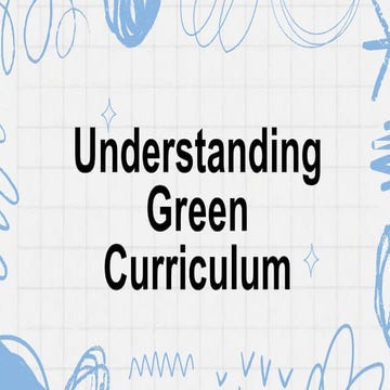 Understanding-Green-Curriculum Literacy subject BEED | PPT