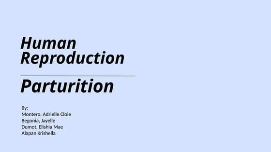 Post natal care | PPTX