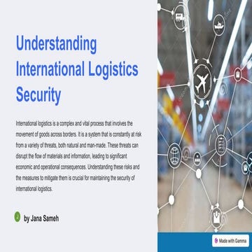 Understanding-International-Logistics-Security.pptx | Logistics and ...