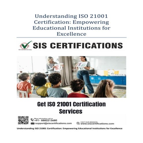 Understanding ISO 21001 Certification: Empowering Educational ...