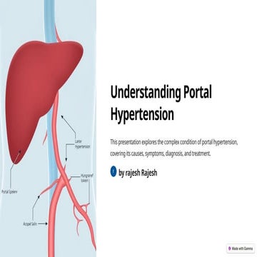 Understanding-Portal-Hypertension....... | PPT